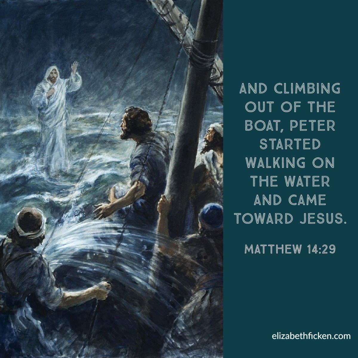 Get out of the boat! | Study the Bible with me!