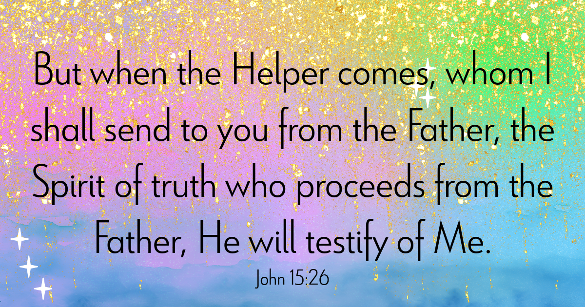 John 15:26 – The Gift of the Holy Spirit | Study the Bible with me!