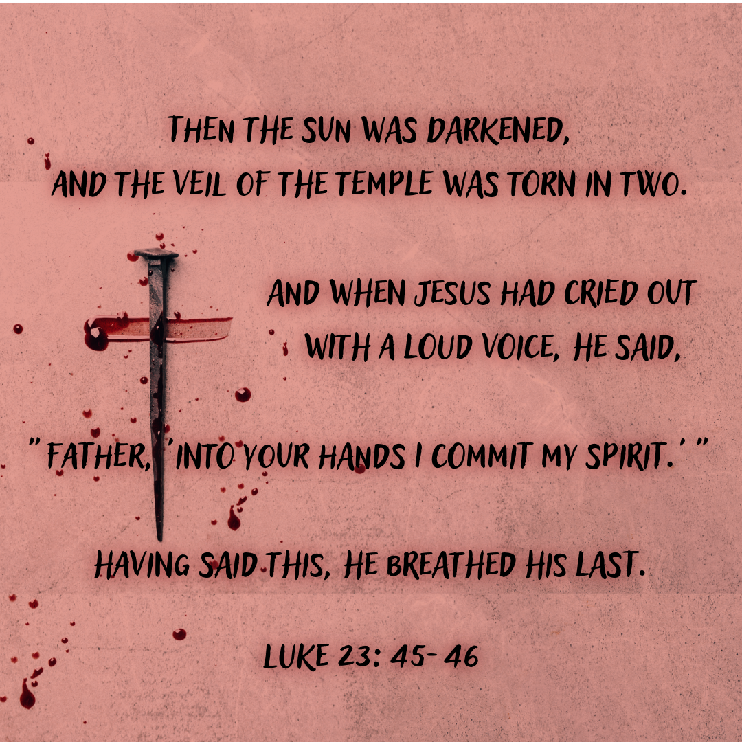 Luke 23:44-46 Jesus’ Death | Study the Bible with me!