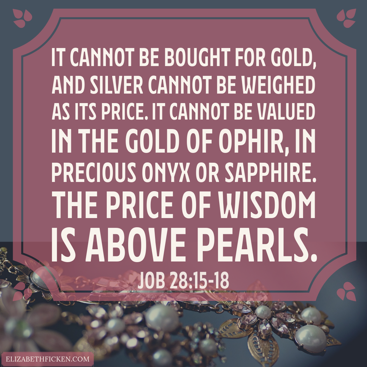 Job 27 and 28 – What is the Right Perspective | Study the Bible with me!