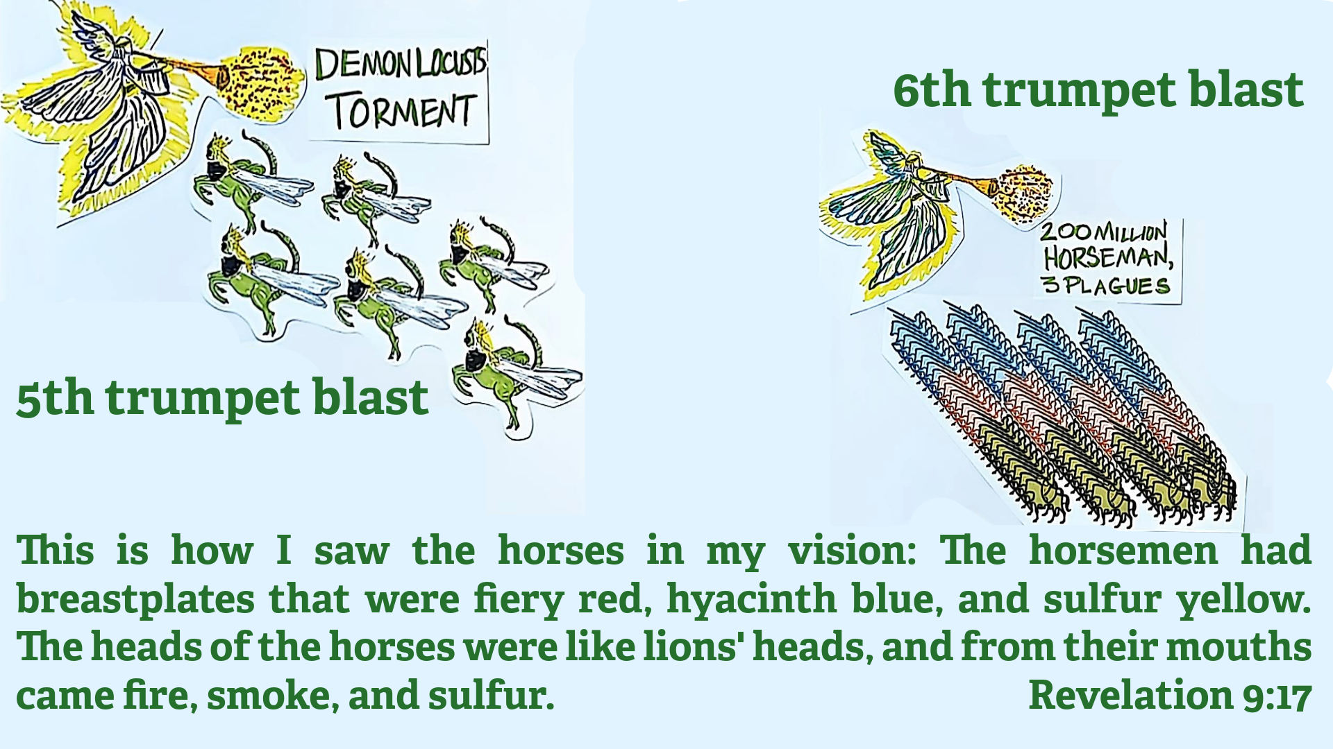 Revelation 9 – Trumpets and Demons | Study the Bible with me!